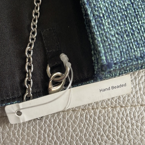 Glint | Bags | Glint Purse Prom Formal Color Trend Light Blue Teal Long ...